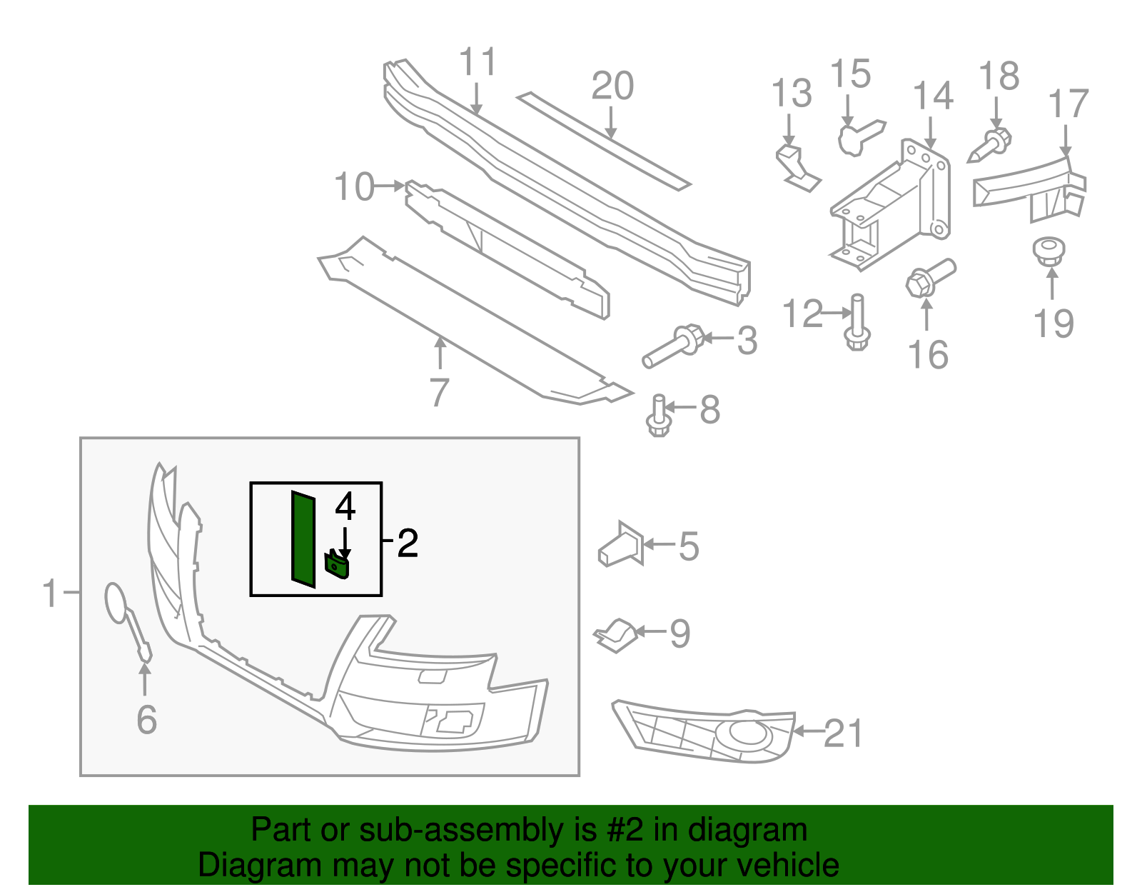 8K0-807-277 - Bumper Cover Retainer 2009-2012 Audi | Audi OEM Parts Guy