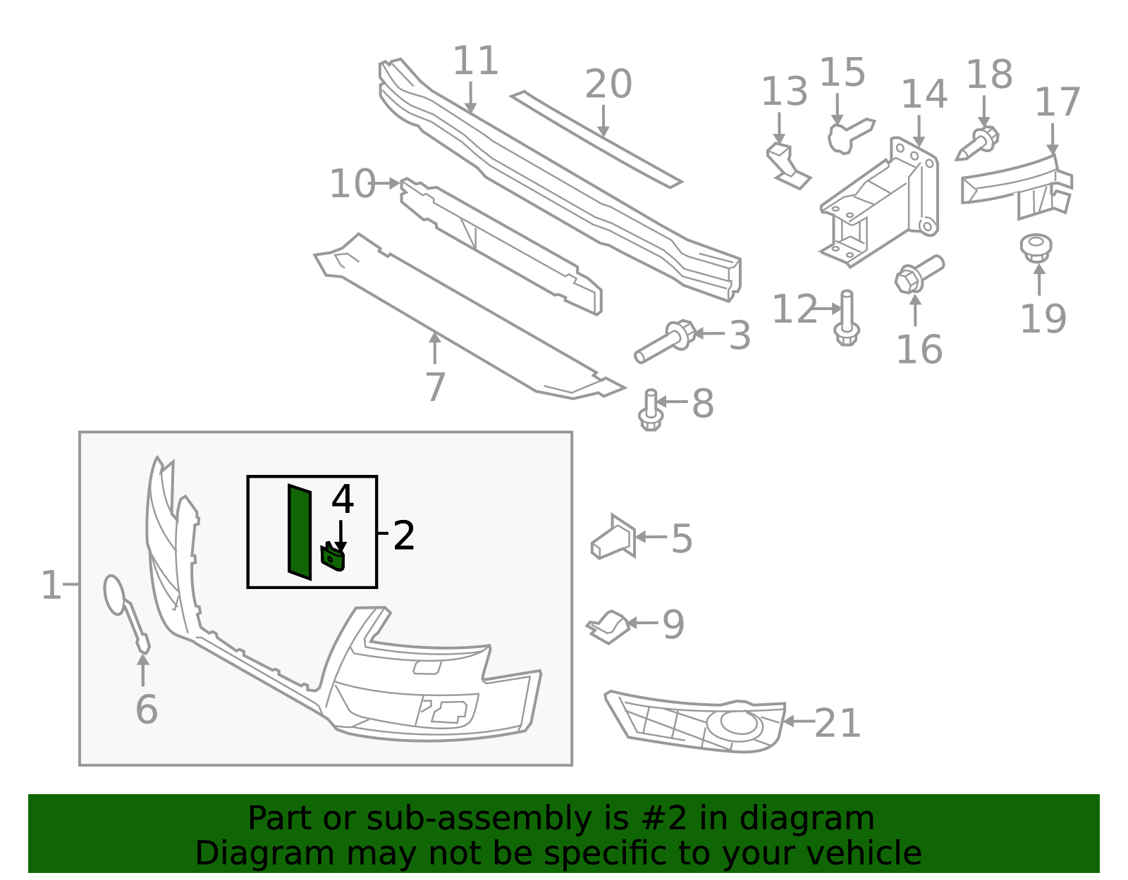 8K0-807-277 - Bumper Cover Retainer 2009-2012 Audi | Audi OEM Parts Guy