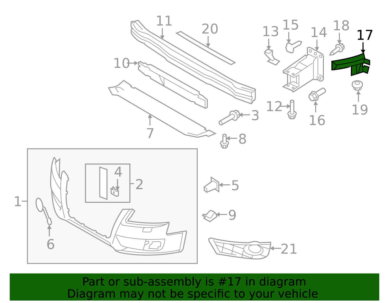 Bumper Guide 8K0-807-284 | OEM Parts Online