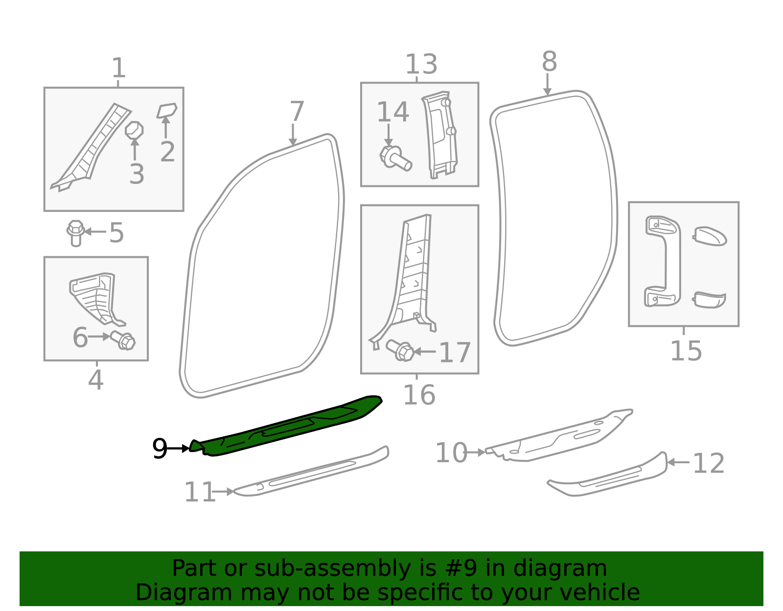 2024-2025 Toyota Tacoma Scuff Plate 67914-AK010-C0 | MotorMotor