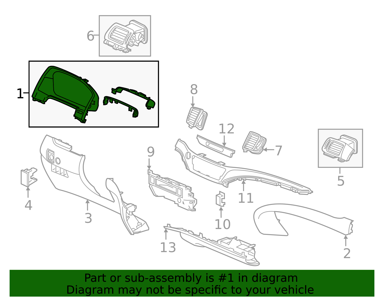 77201-TG7-A02 - Panel Meter - 2016-2021 Honda | Genuine Honda Parts