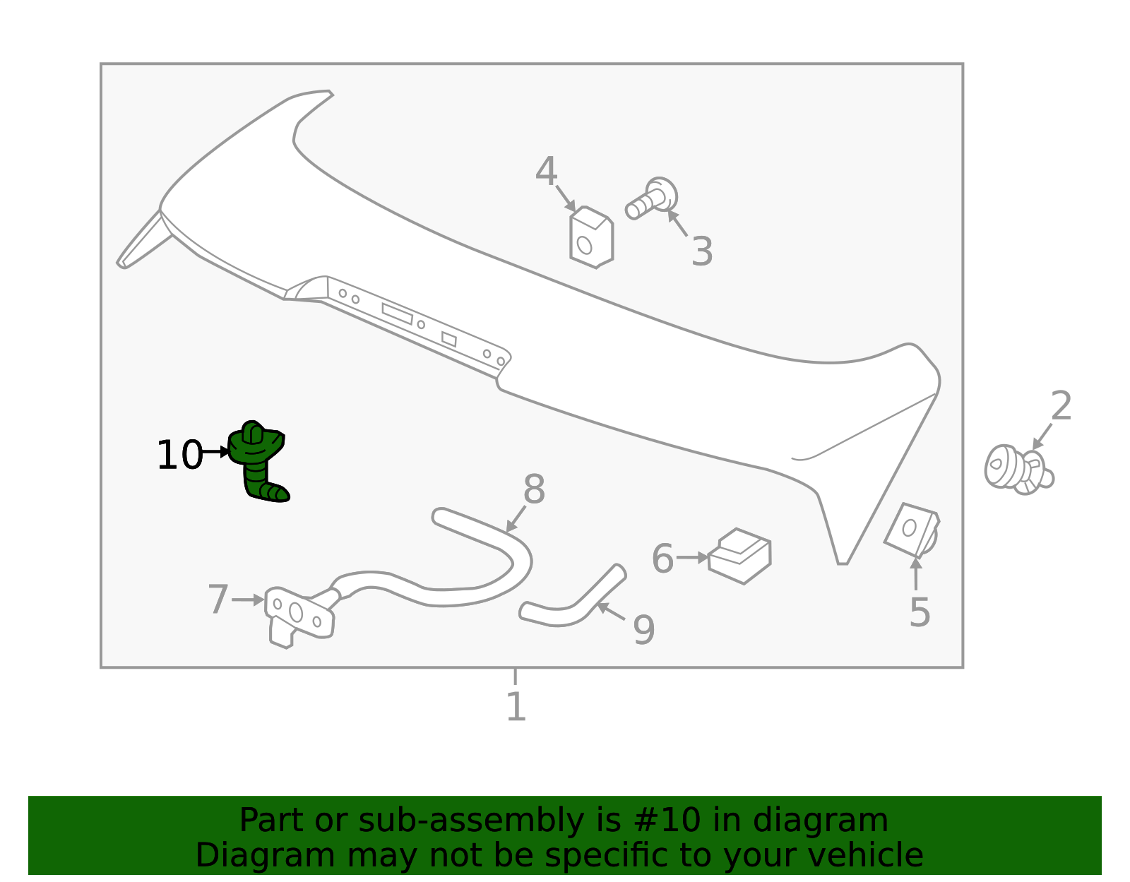 2016-2022 Honda HR-V Washer Hose Joint 76830-T7W-A01 | Honda Factory Parts