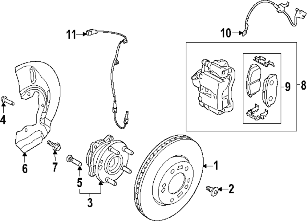 2024-2025 Hyundai ABS Sensor Wire 58930-BE000 | OEM Parts Online