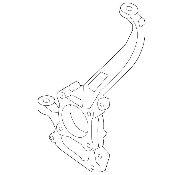 2010-2014 Ford F-150 | Knuckle | AL3Z-3K185-B | Walls' Ford Parts