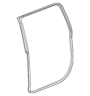 84741676 - Rear Passenger Side Door Weatherstrip 2019-2025 GM | Gateway ...