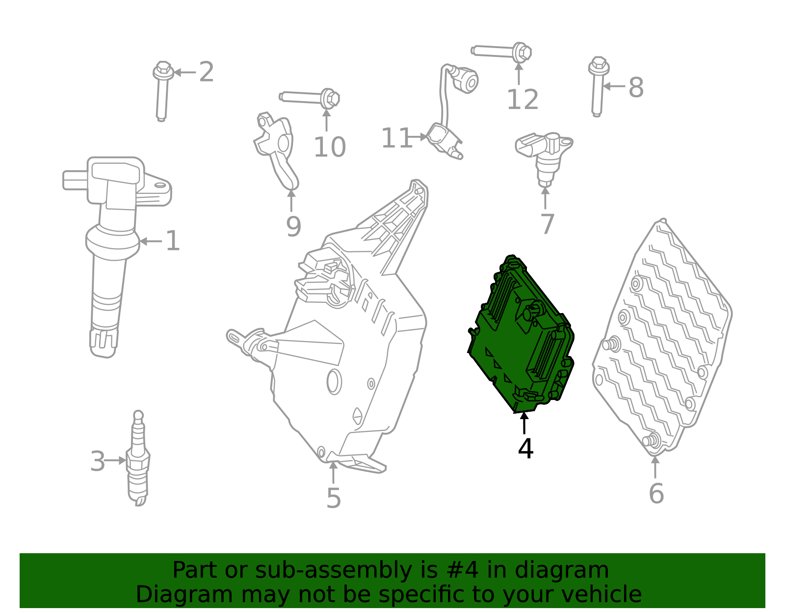 2020-2025 Ford | Engine Control Module (ECM) | LV4Z-12A650-CBNP | Walls ...
