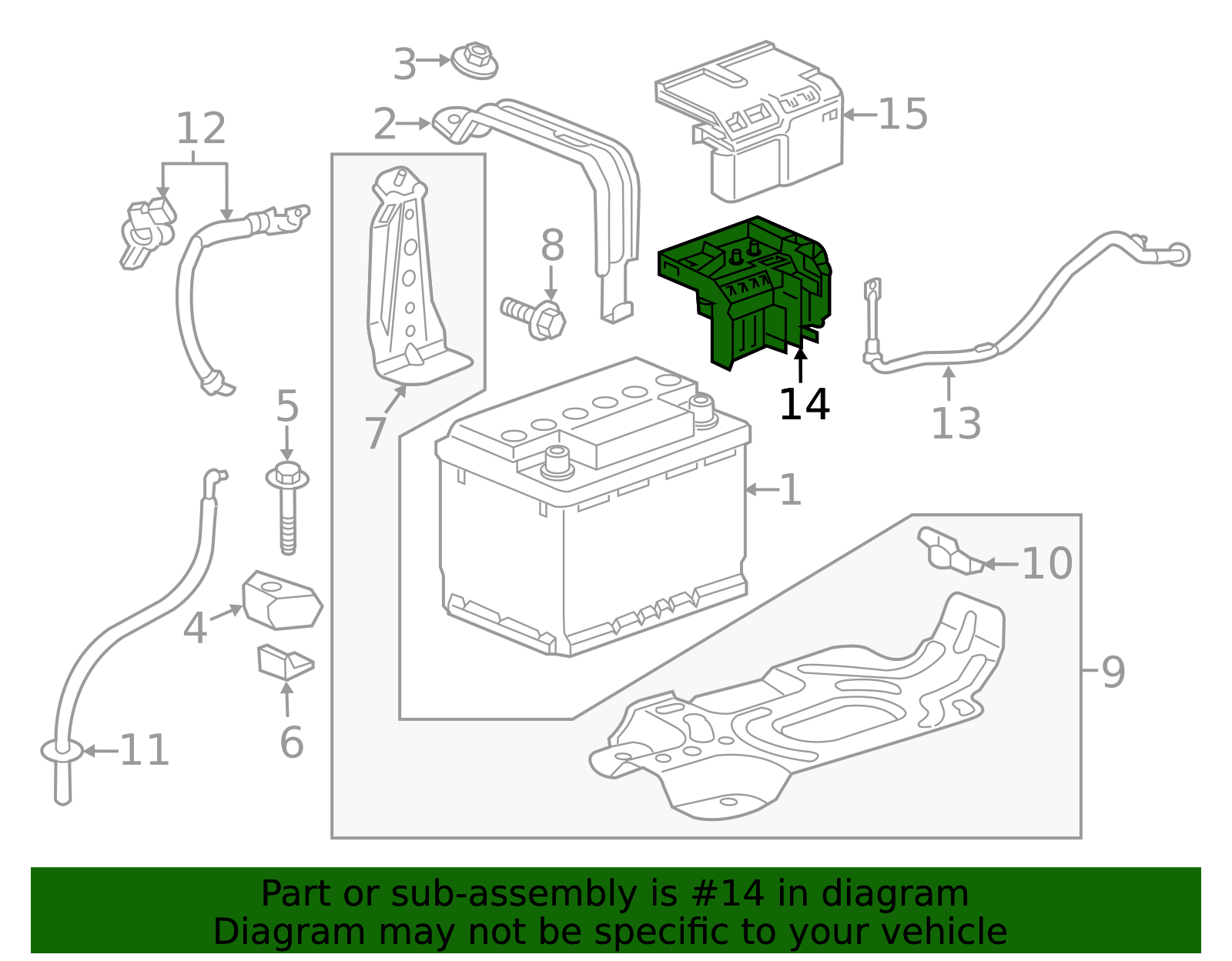 84131626 - 2016-2018 Chevrolet Malibu - Battery Distribution Fuse Block ...