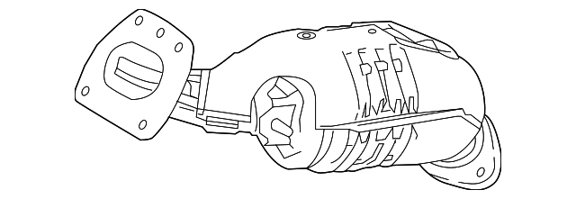 2017-2020 Toyota Exhaust Manifold 17140-0P331 | Toyota Parts Center
