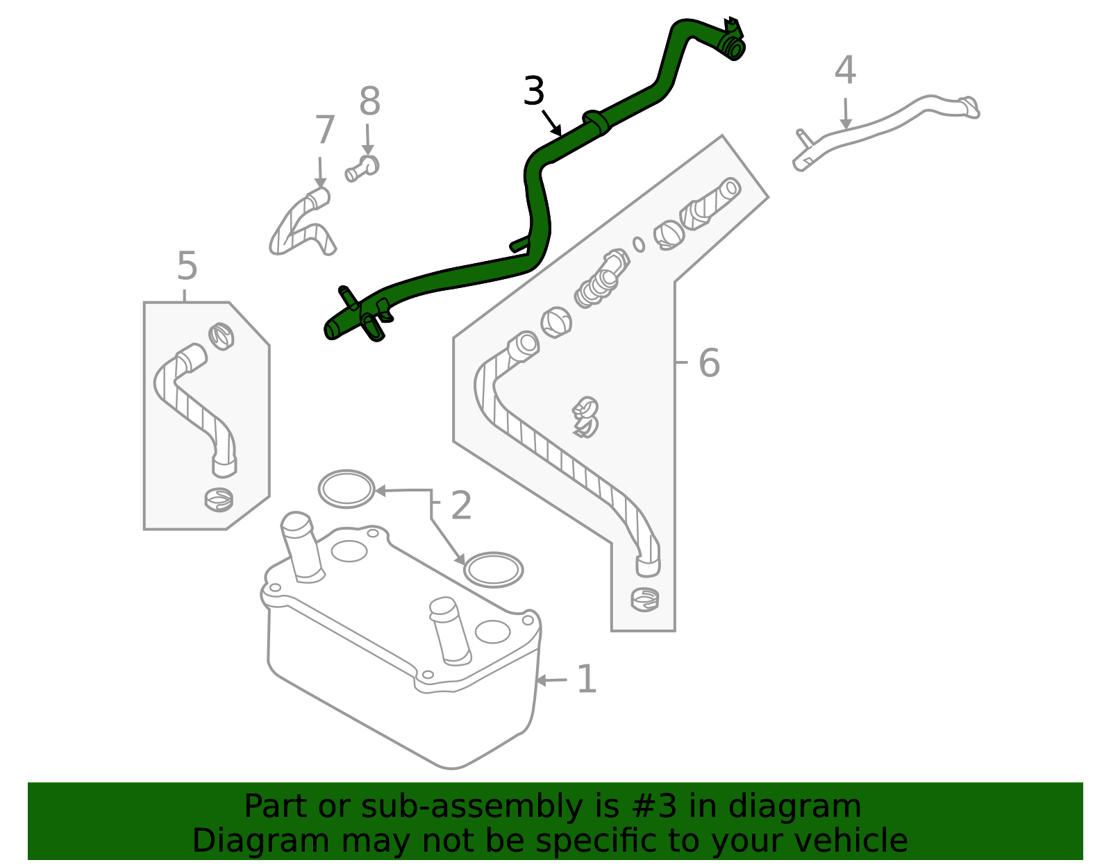 948-106-021-05 - High-Quality Engine Oil Cooler Line for 2003-2006 ...