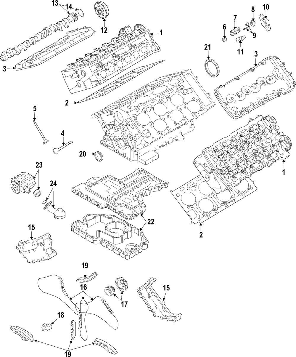 2012-2016 Audi A8 Quattro Camshaft 07P-109-101-H | Audi USA Parts