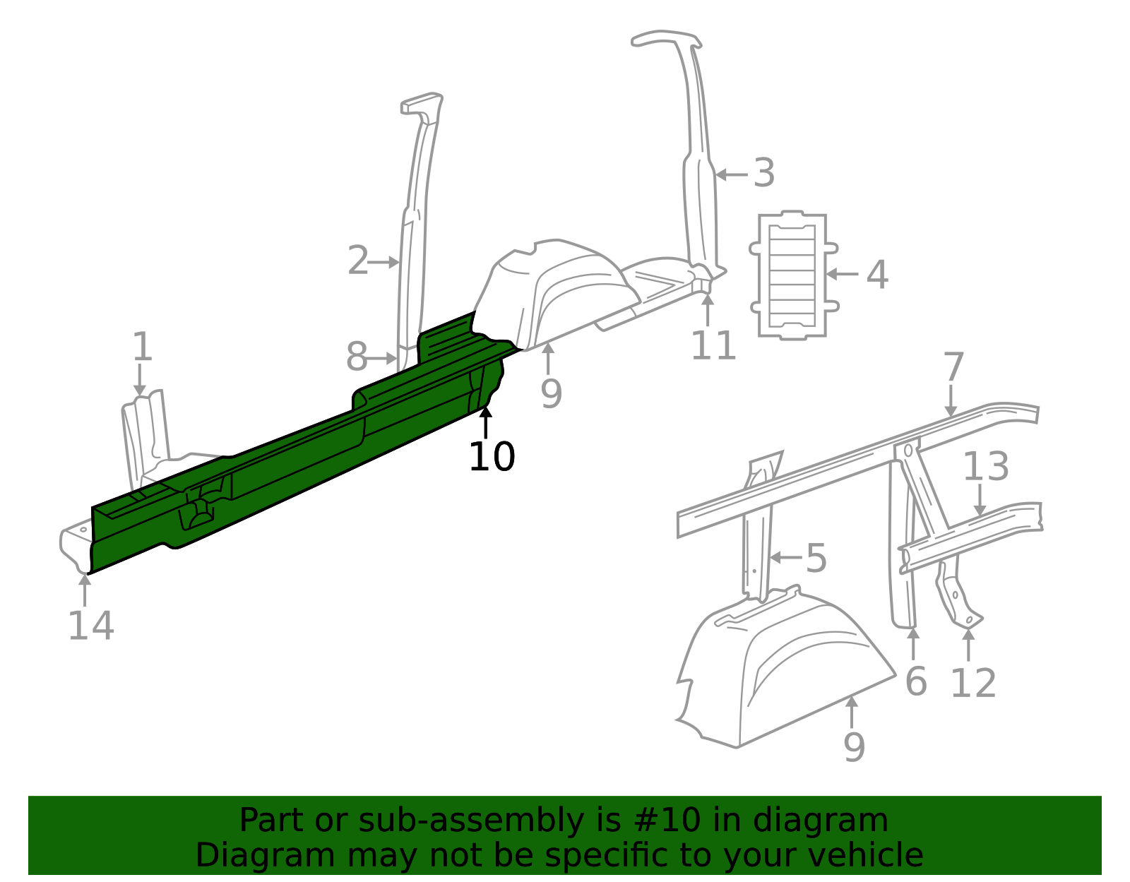 1984-2003 Dodge Wheelhouse Extension 04083460AC | Mopar Parts Canada