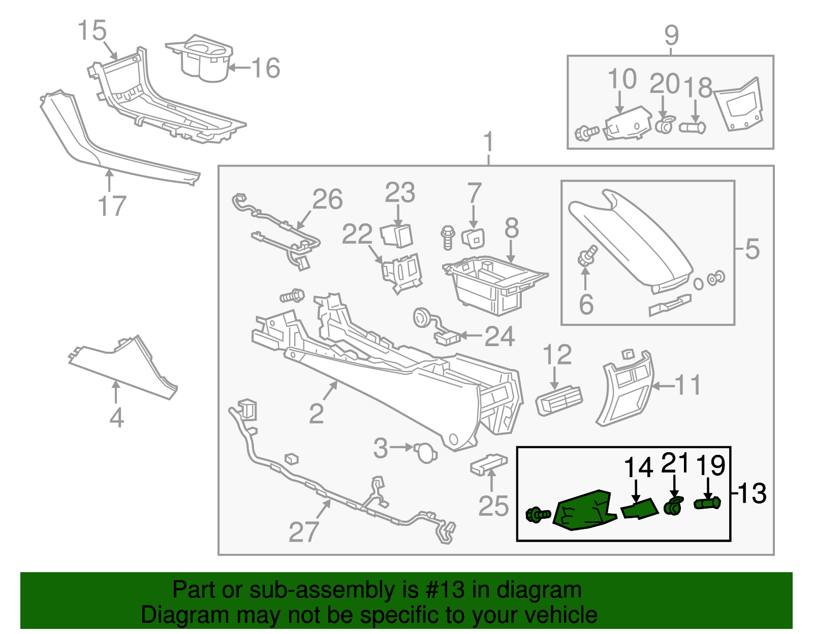 23235346 - OEM GM Rear Compartment | GMPartsCenter.net | GM Parts Center