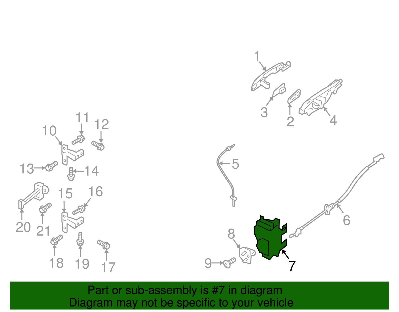 32310926 - 2022-2025 Volvo XC60 - Lock | Volvo OEM Parts Direct