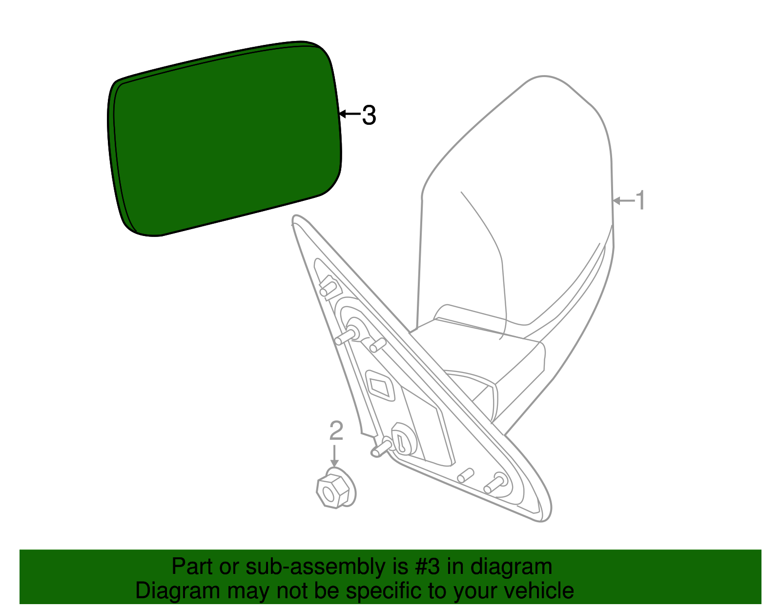 2009-2022 Mopar Glass 68050299AA | Mopar Parts Canada