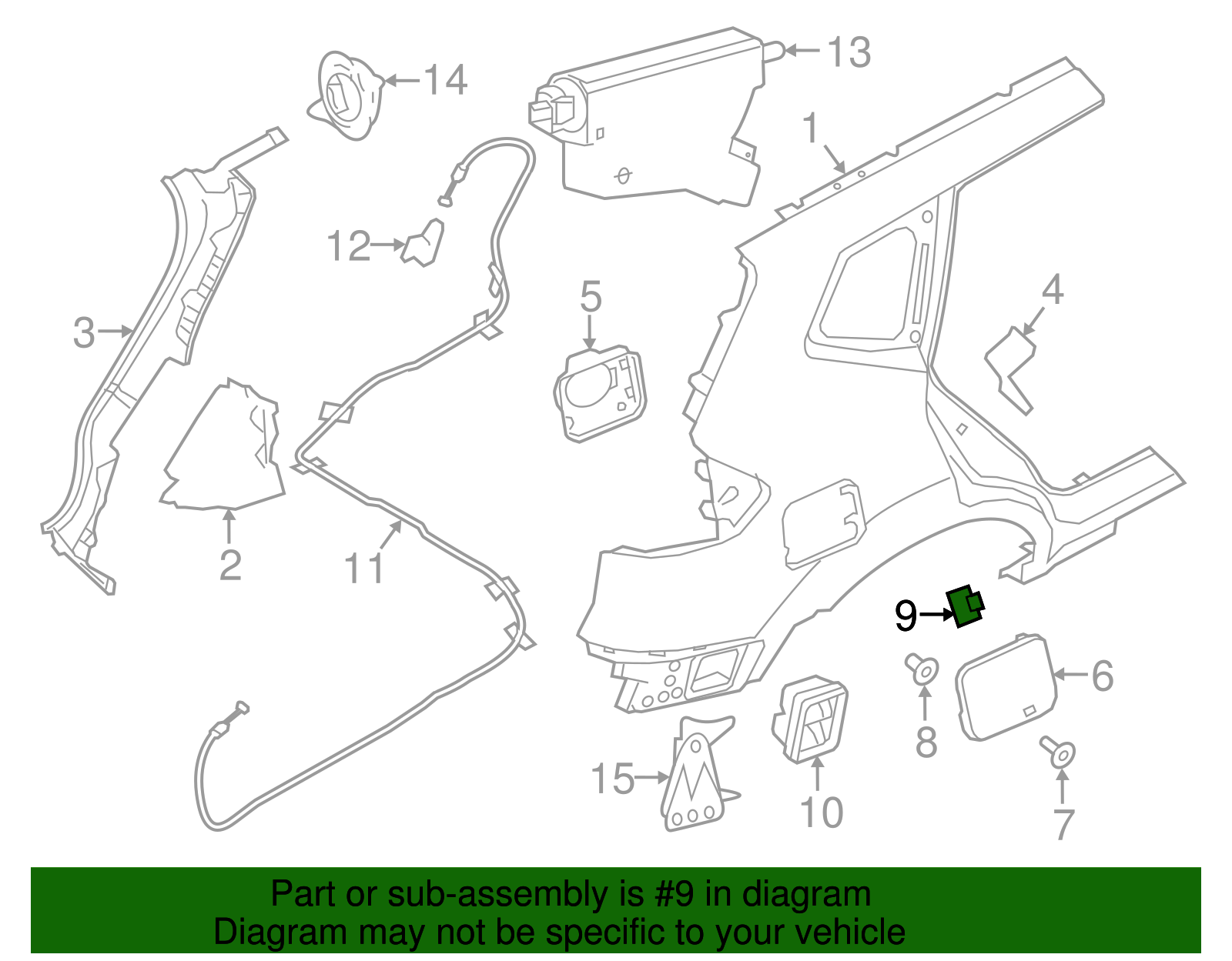 2018-2020 Nissan Fuel Door Spring 78836-ET01A | Scott Evans Nissan Parts
