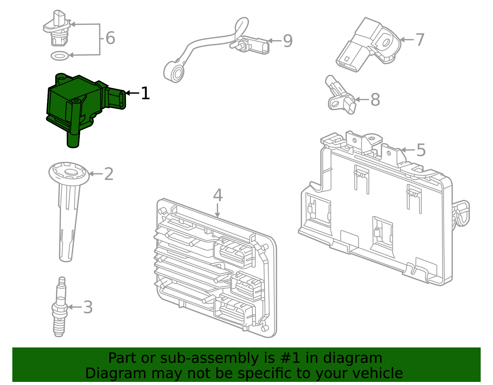 2019-2026 GM Ignition Coil 12725605 | QuirkParts