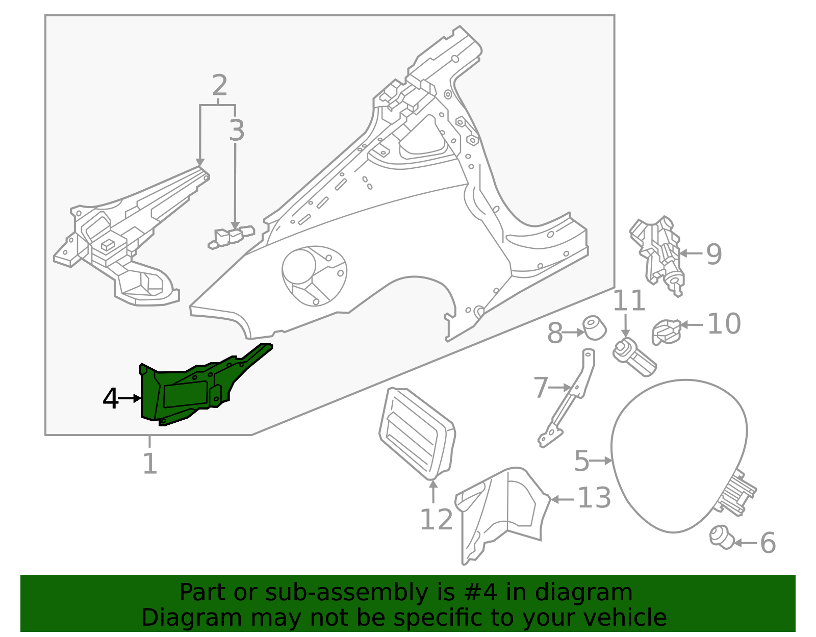 78119-6GP0A - Quarter Panel Extension Official Nissan Parts Store