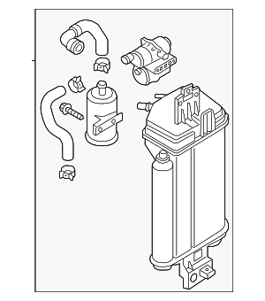 2021-2025 Volkswagen Vapor Canister 3QF-201-797-D | VW Direct Auto Parts