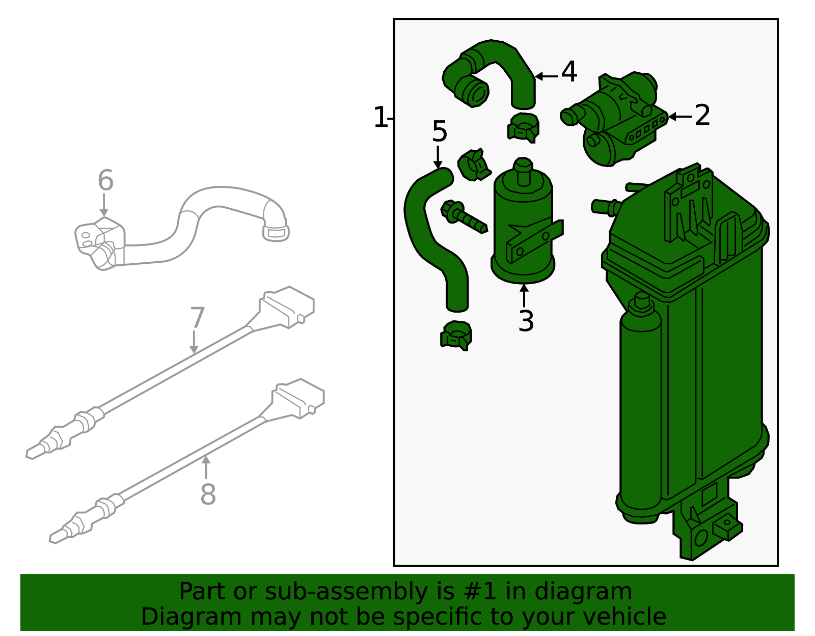2021-2025 Volkswagen Vapor Canister 3QF-201-797-D | VW Direct Auto Parts