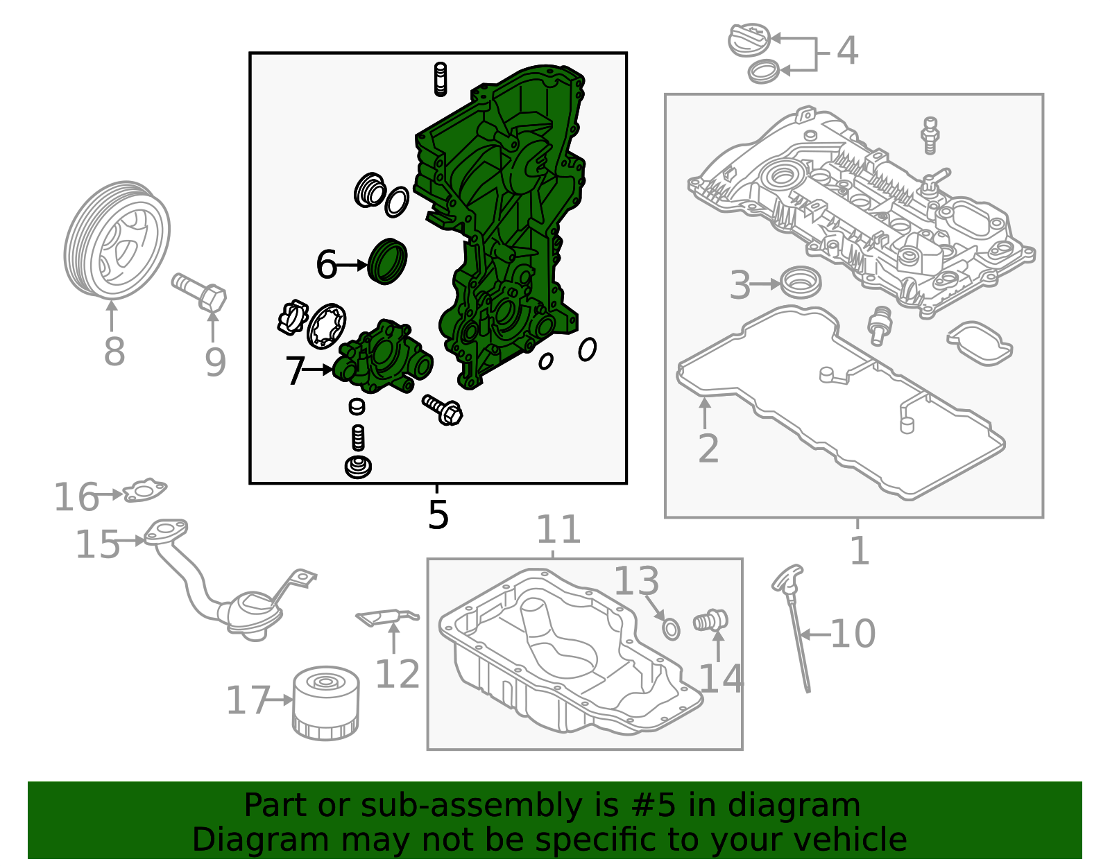 2014-2019 Kia Timing Cover 21350-2E350 | OEM Parts Online