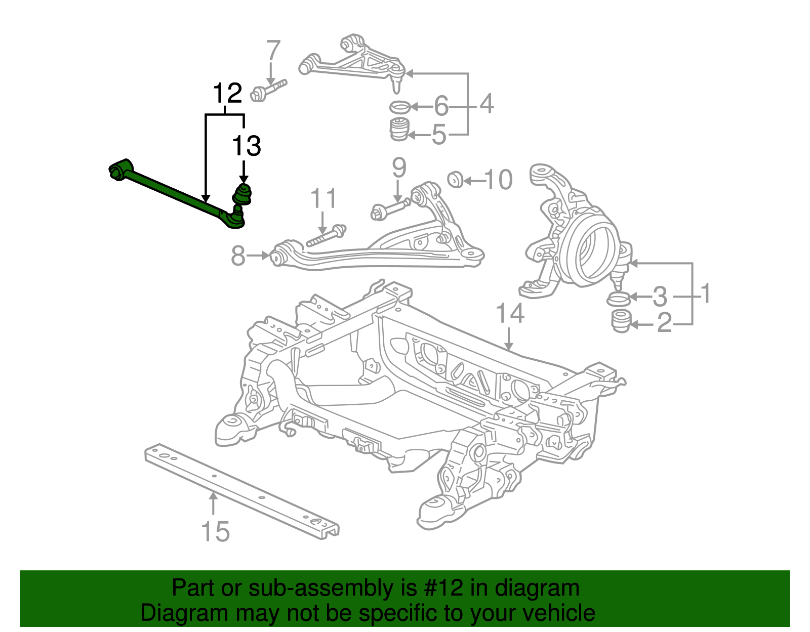 52340-S2A-003 - Control Arm 2000-2009 Honda S2000 | Honda Parts Online
