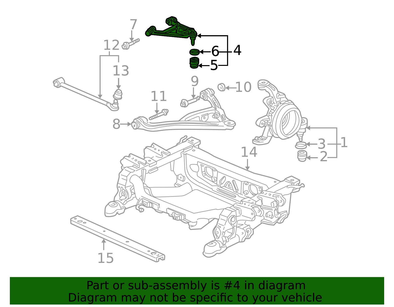52400-S2A-003 - Upper Control Arm 2000-2003 Honda S2000 | Honda Parts ...