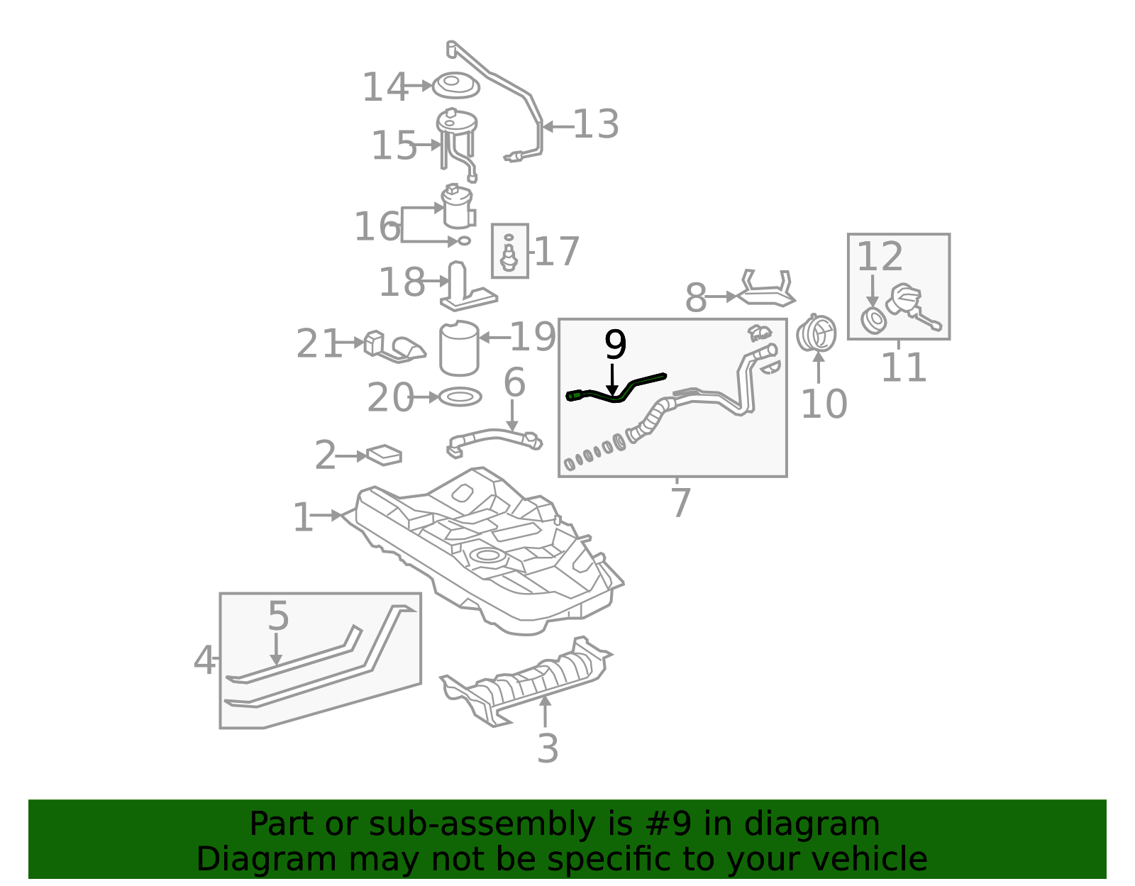77203-33040 - High-Quality Fuel Tank Vent Hose for 2007 Toyota Camry ...