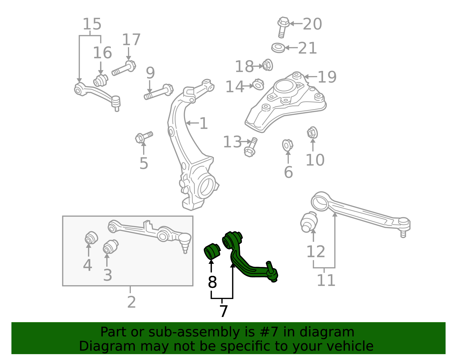 4E0-407-693-N - Rear Lower Control Arm 2004-2010 Audi | Audi OEM Parts Guy