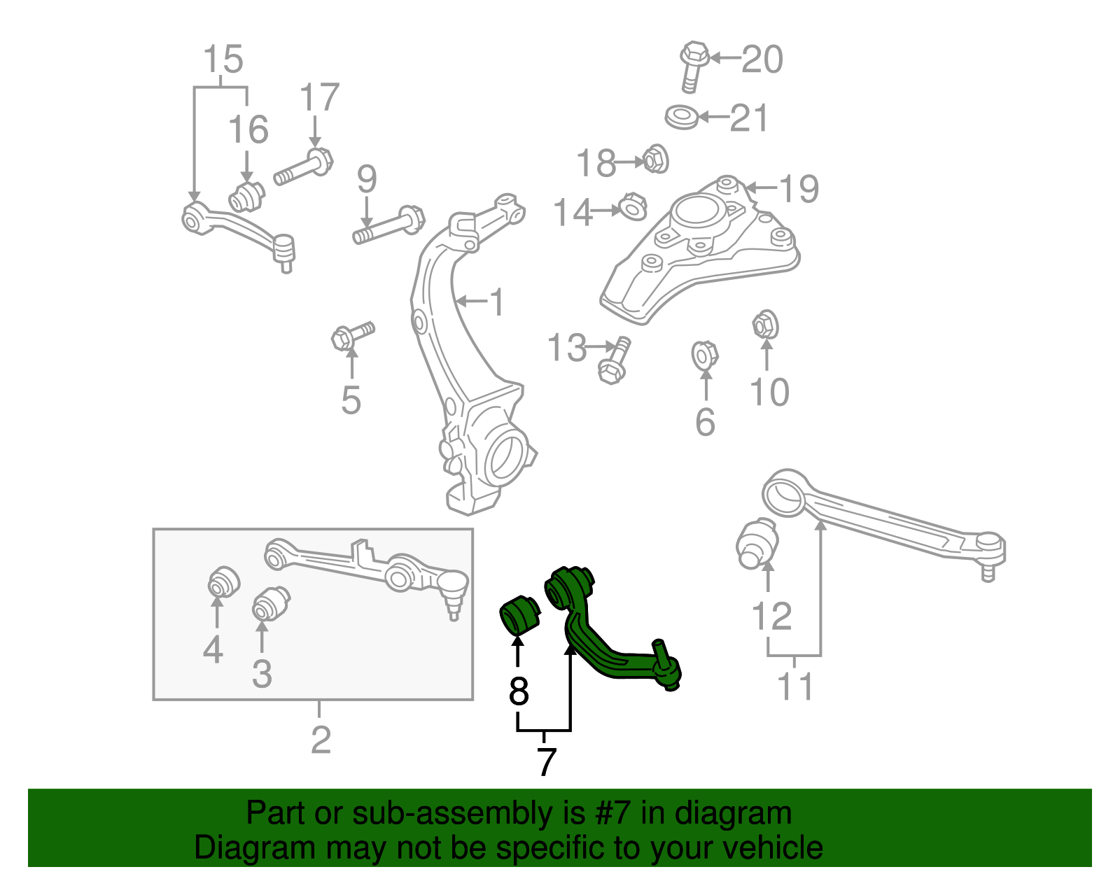 4E0-407-693-N - Rear Lower Control Arm 2004-2010 Audi | Audi OEM Parts Guy