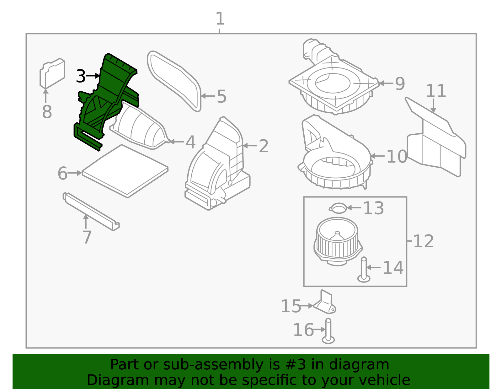 2012-2017 Hyundai Accent Upper Case 97121-1R000 | MotorMotor