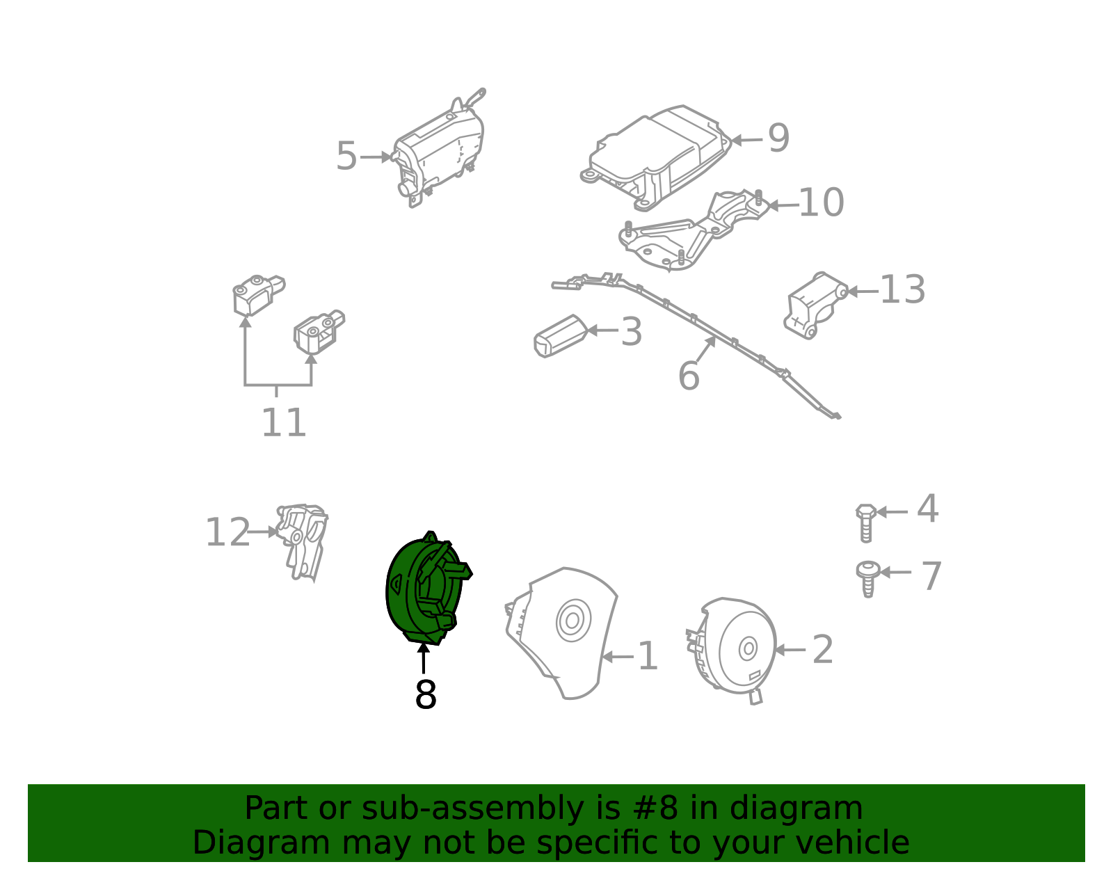 2006-2010 BMW | Clock Spring | 61-31-6-976-394 | OEM Vehicle Parts