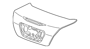 68500-SDN-A70ZZ - Trunk Lid 2006-2007 Honda Accord | Honda Parts Online
