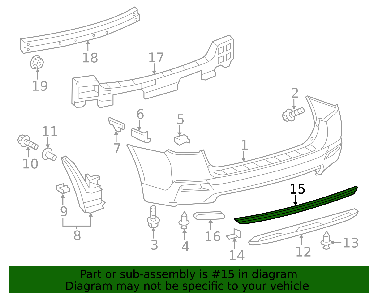Genuine Toyota Molding part# 52751-0E010 for 2011-2013 Toyota ...