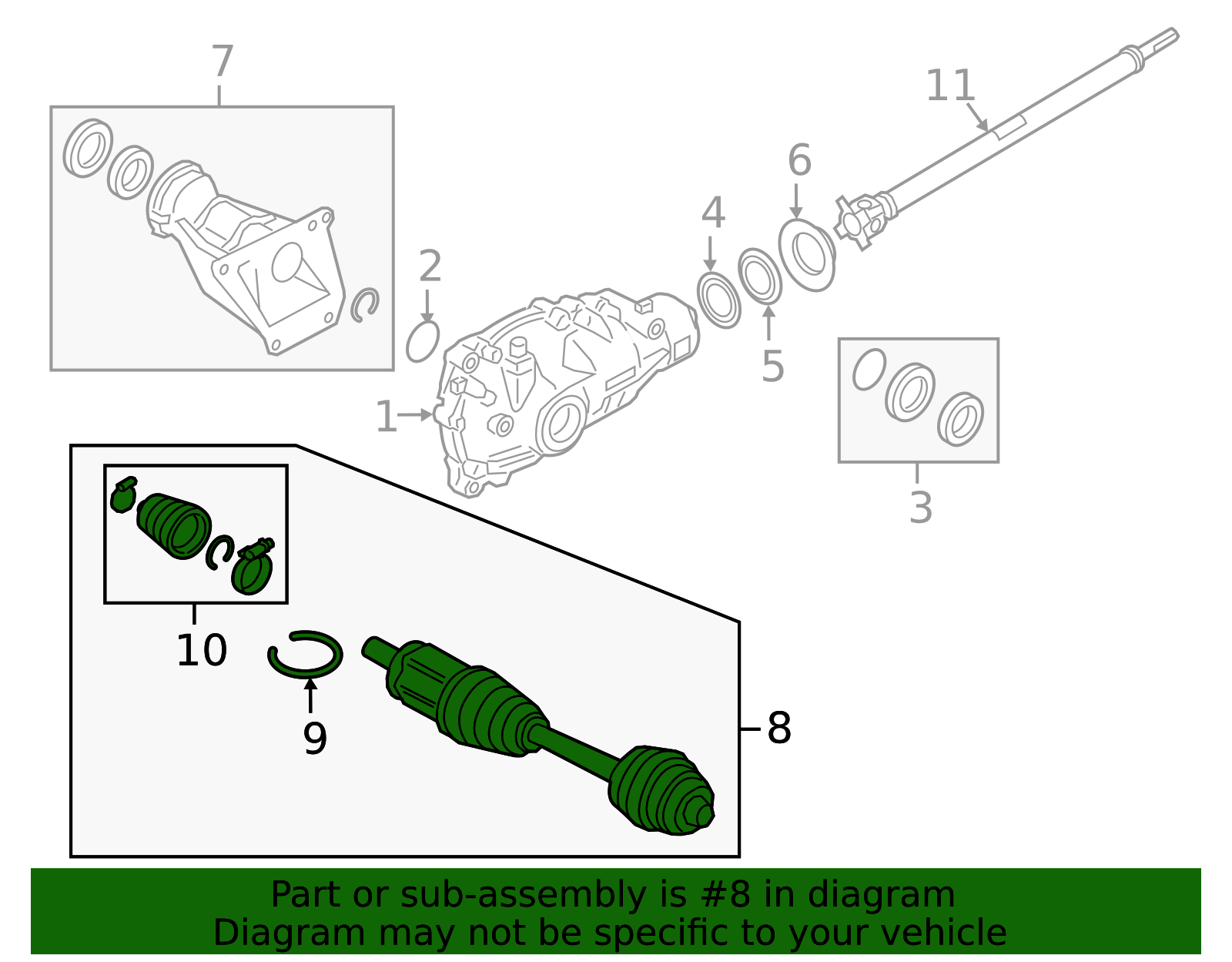 2019-2025 BMW Axle Assembly 31-60-8-486-206 | BMW OEM Parts