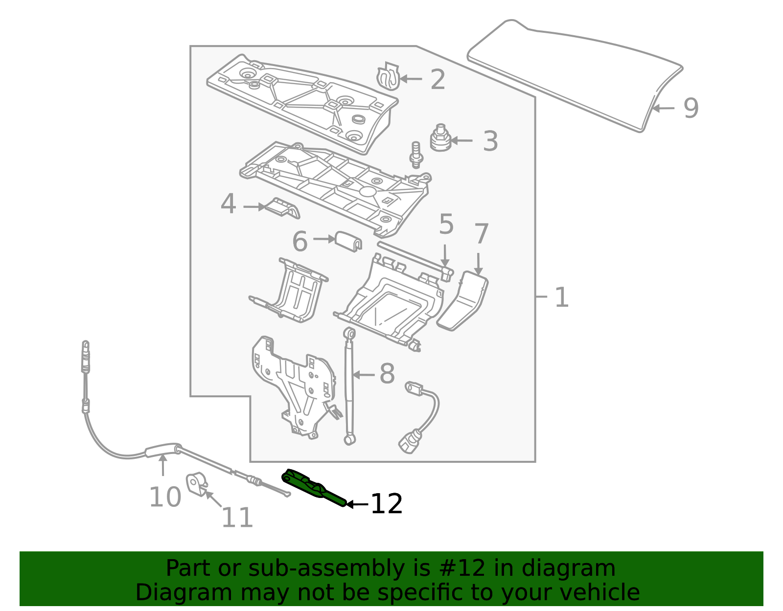 2007-2016 Volkswagen Eos Hinge Assembly Retainer 1Q0-825-960-C | OEM ...