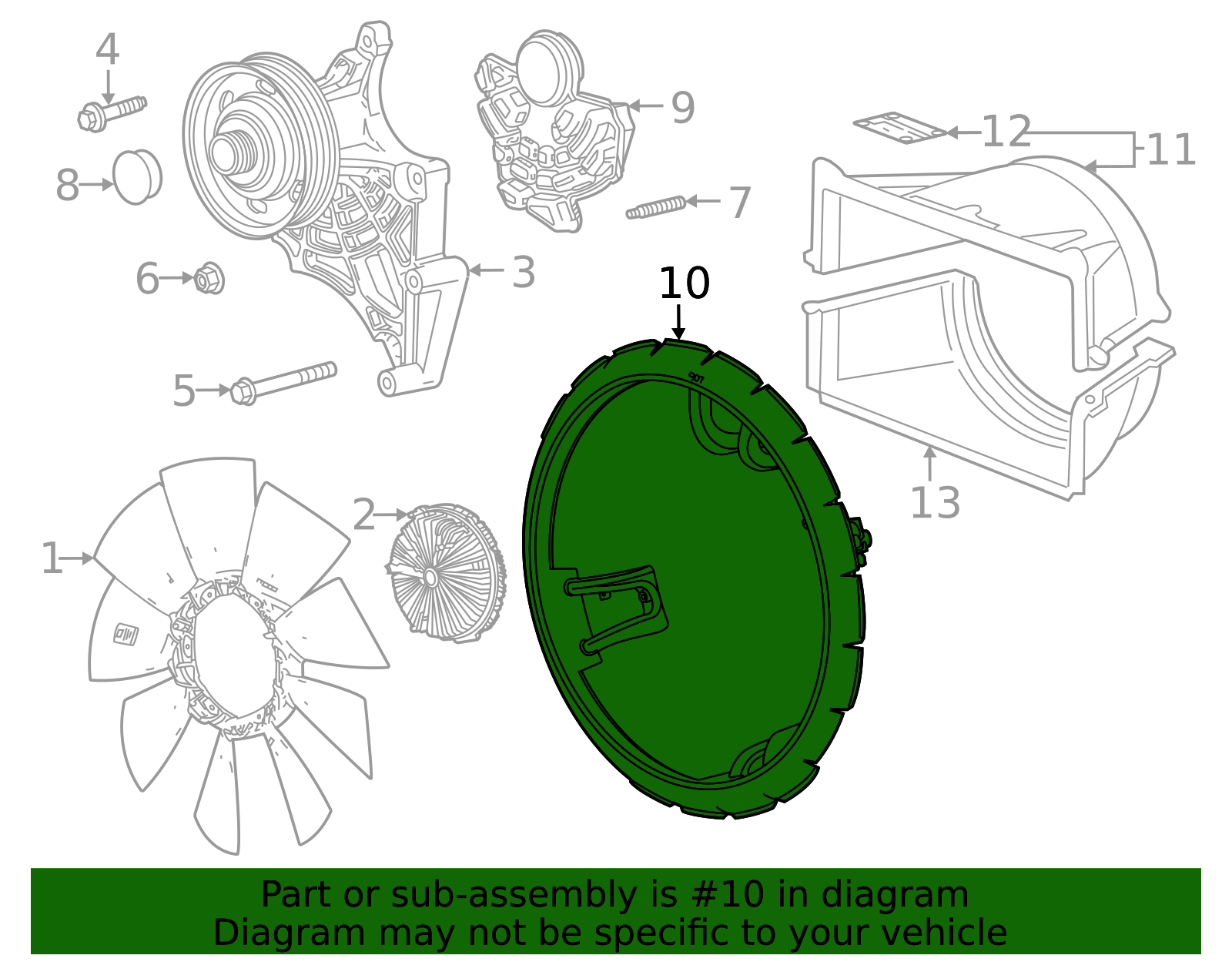 2020-2025 GM Fan Shroud 87868034 | GM Parts Center