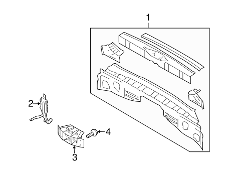 Rear Body for 2009 Subaru Tribeca | Subaru Online Parts