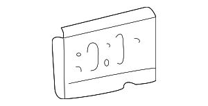 2000-2006 Toyota Plate Reinforcement 57117-52020 | Toyota Parts Center