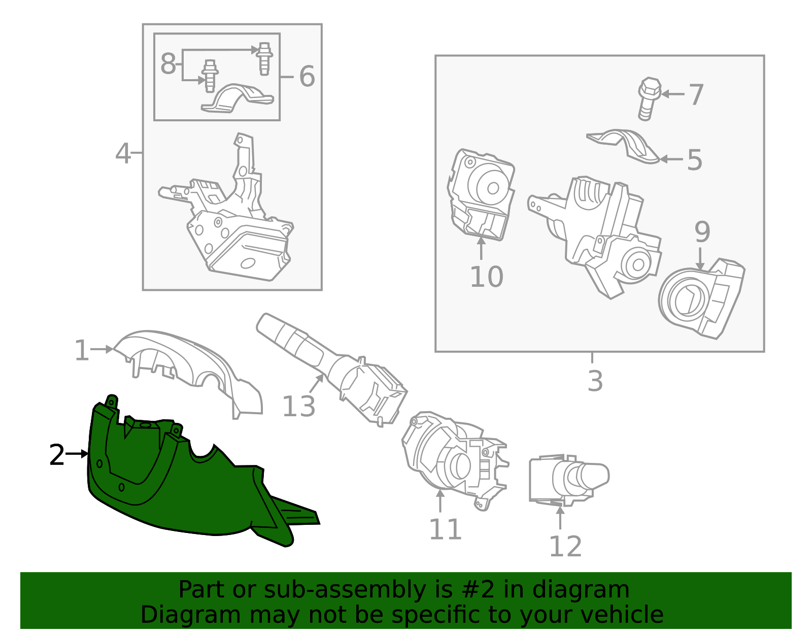 OEM Honda Lower Column Cover For 2016-2021 Honda Civic - Part# 77360 ...