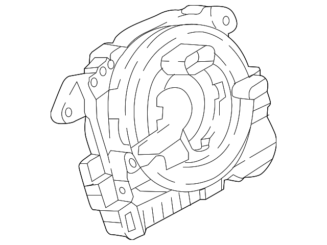 5Q0-953-549-D - Volkswagen Clock Spring 2018 Volkswagen Atlas ...