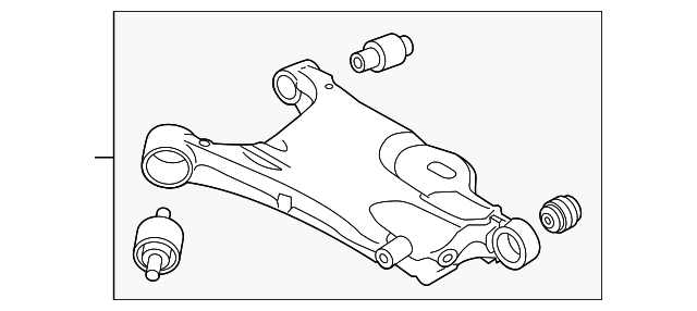 2021-2024 Volvo Lower Control Arm 36010854 | OEM Euro Parts