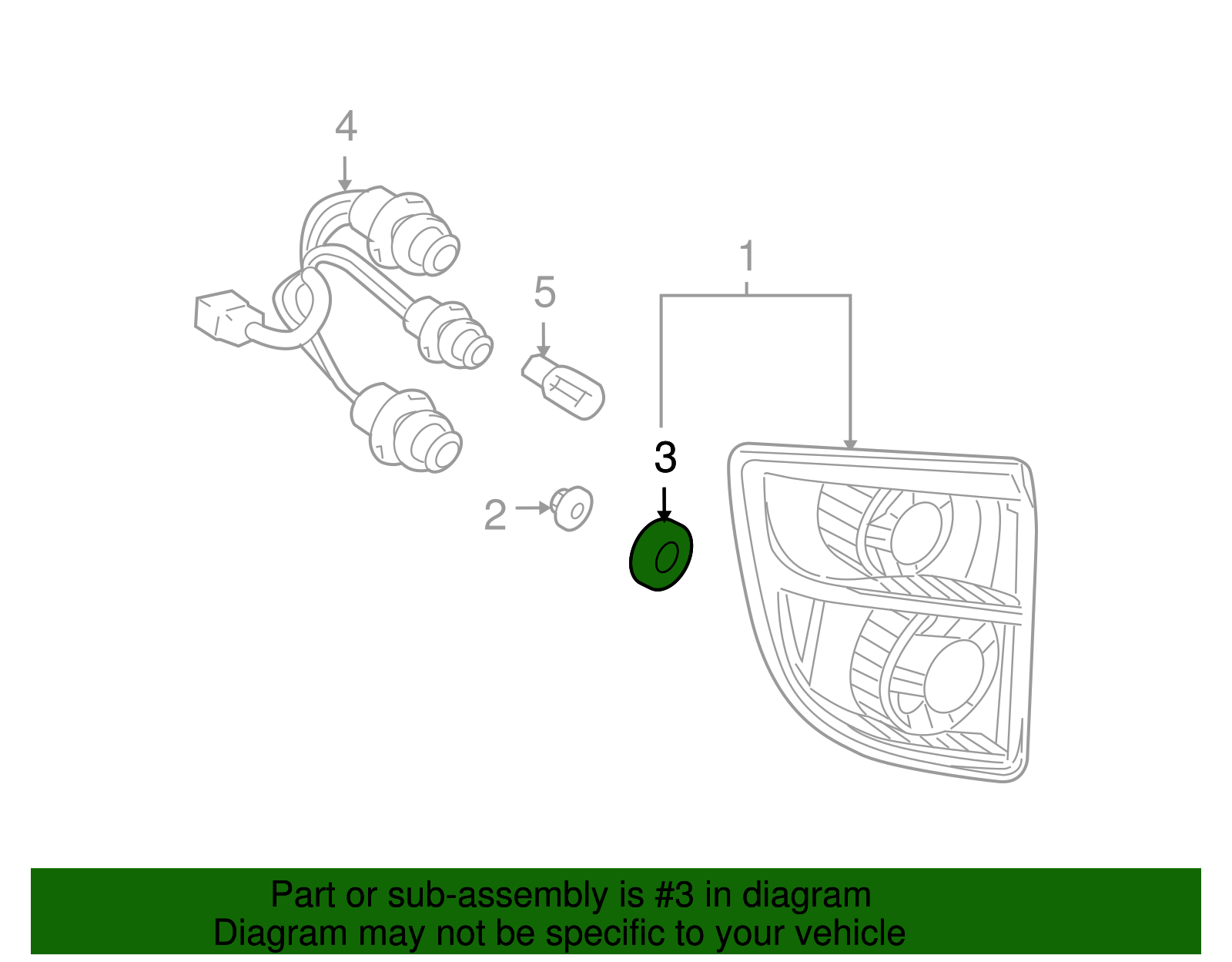 81554-47010 - 2000-2005 Toyota Celica - Combo Lamp Assembly Grommet ...