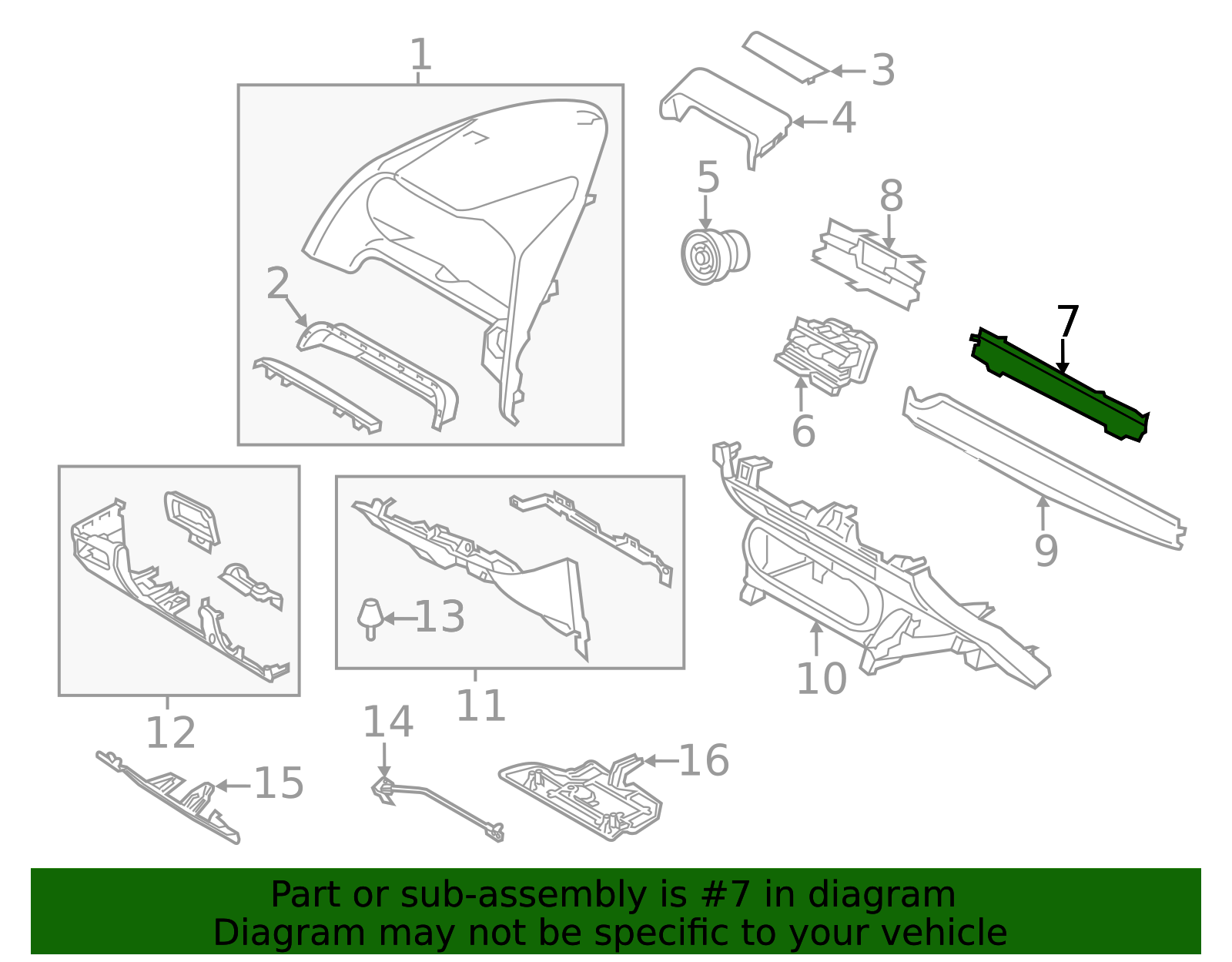 2016-2020 Toyota Trim Molding 55475-WB002 | Toyota Parts Center