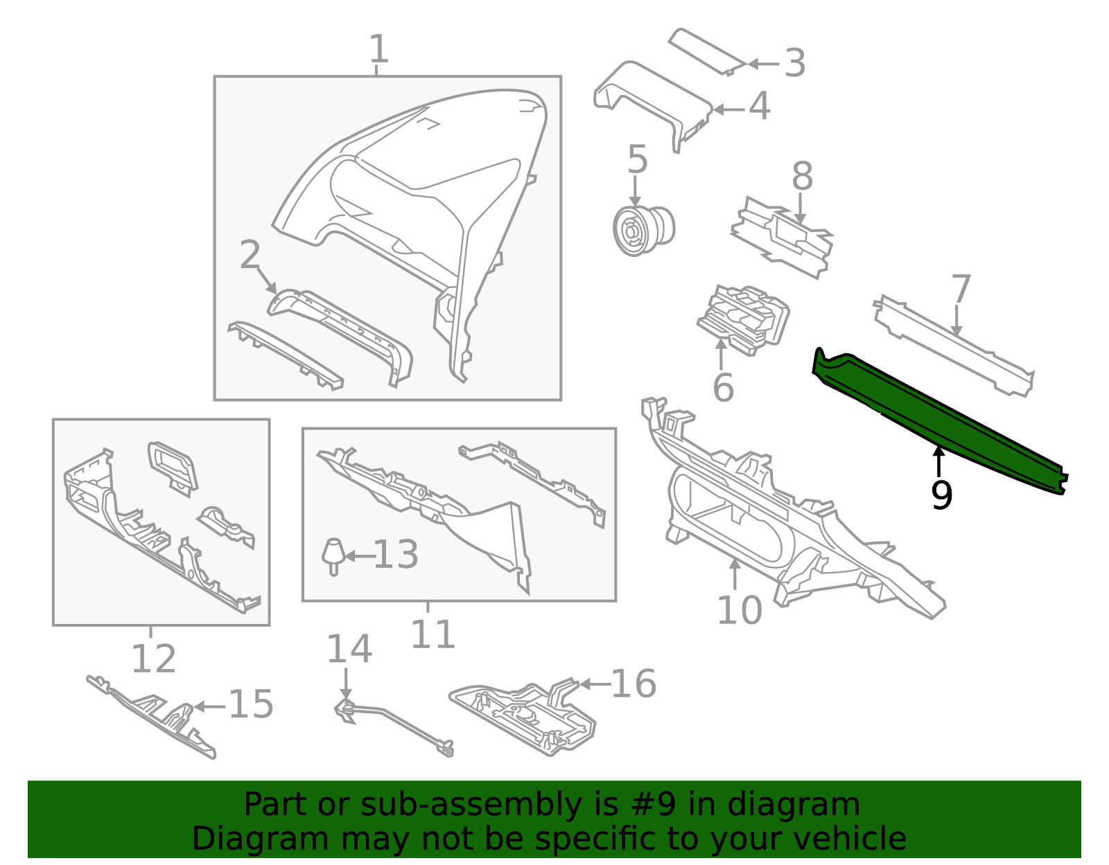 2019-2020 Toyota Yaris Finish Panel 55403-WB005 | Toyota Parts Center