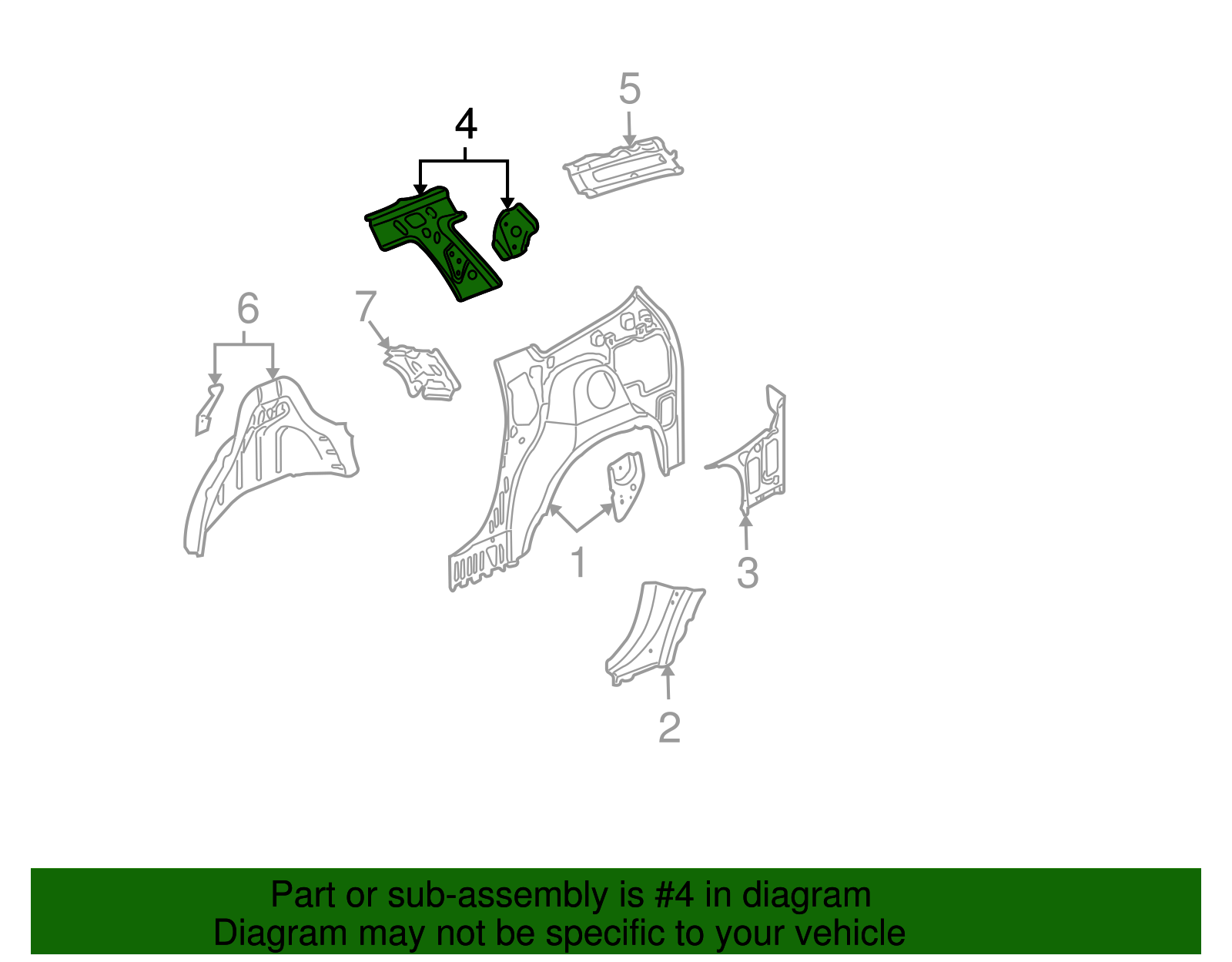 2008-2011 Buick Enclave Upper Panel 22832496 | Shop Matick Buick GMC