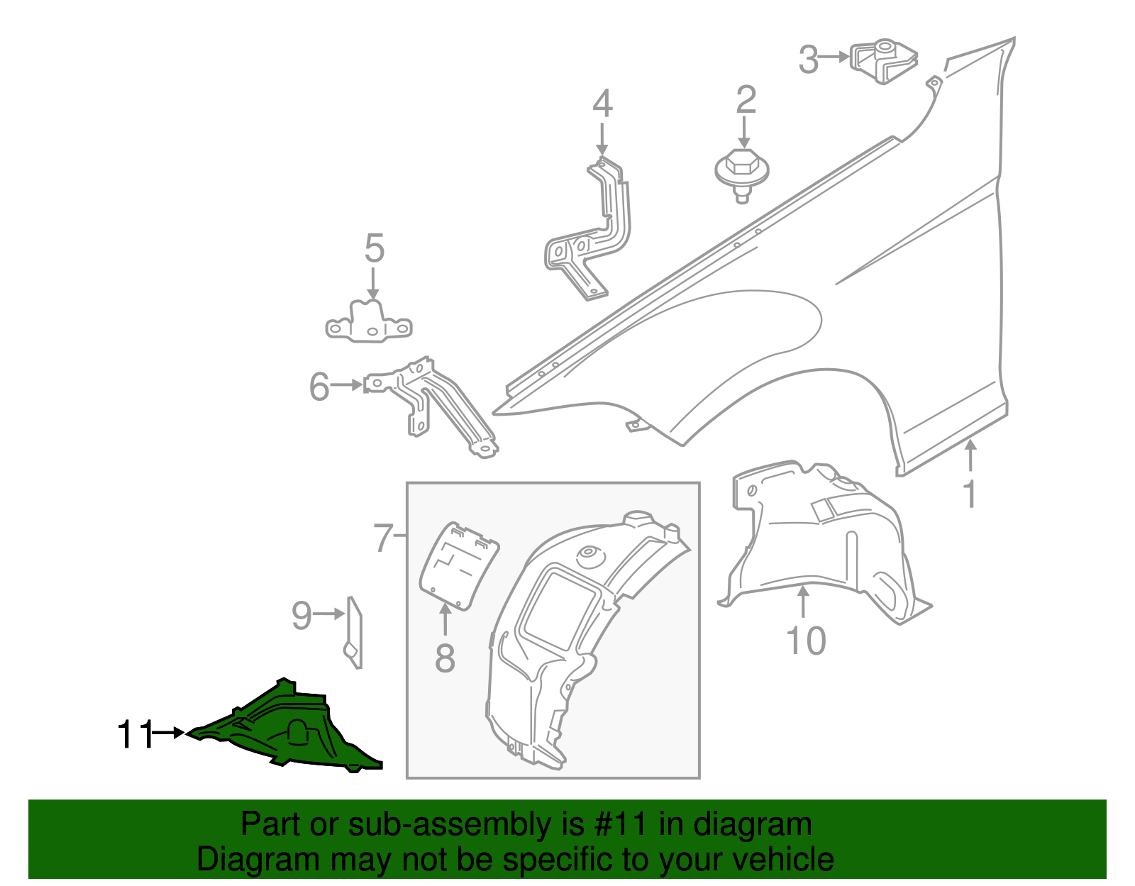 51-71-7-260-737 - Front Deflector - 2014-2021 BMW | Buy BMW Parts Now