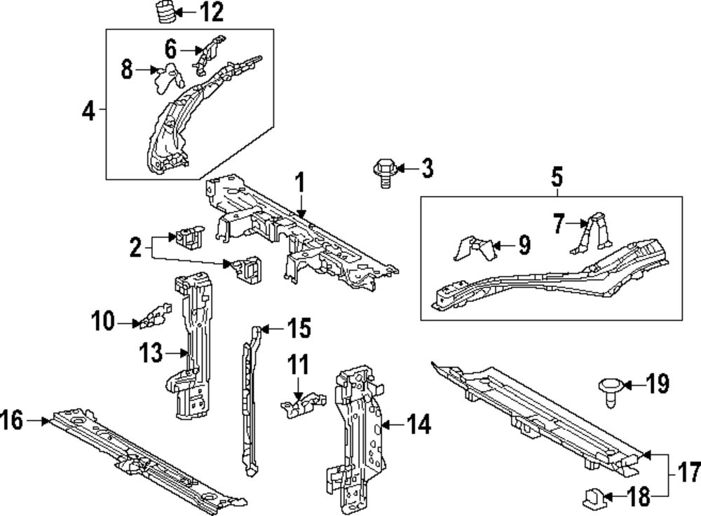 53274-47051 - Reinforcement Radia | Conicelli Toyota