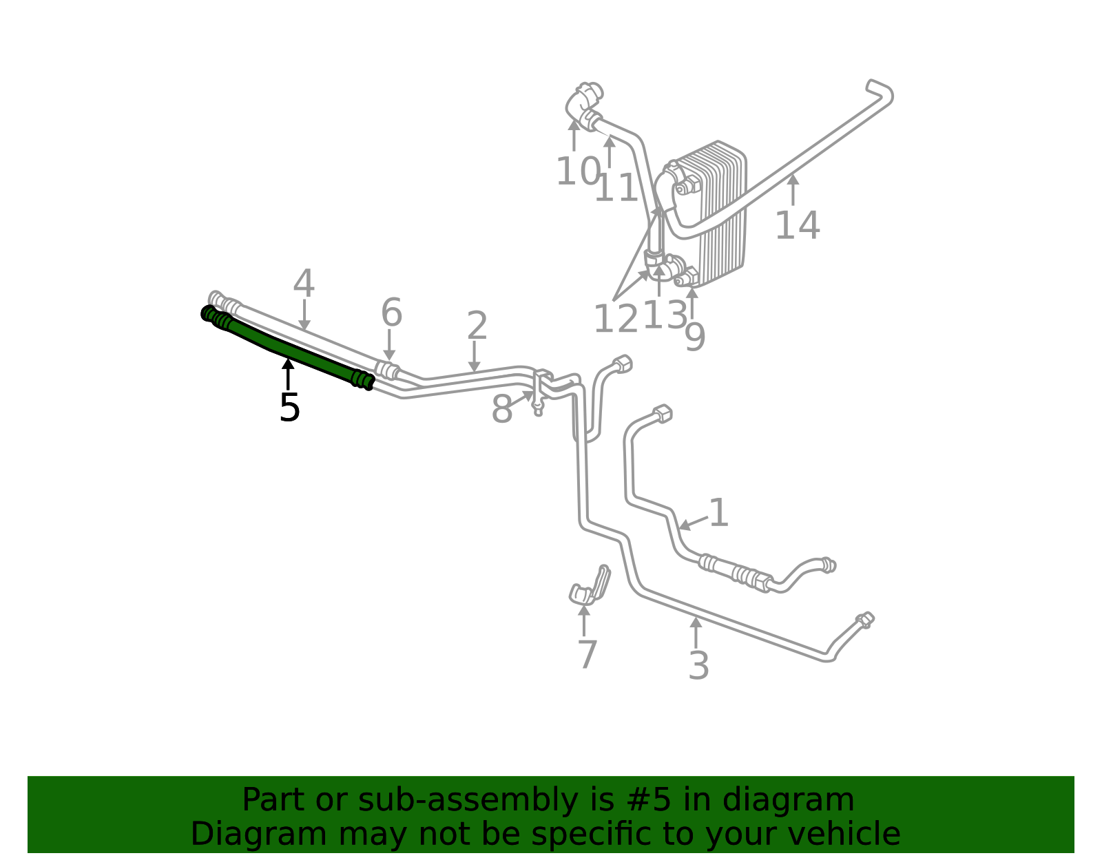 2003-2004 Dodge Hose 55056419AD | Mopar Parts Canada