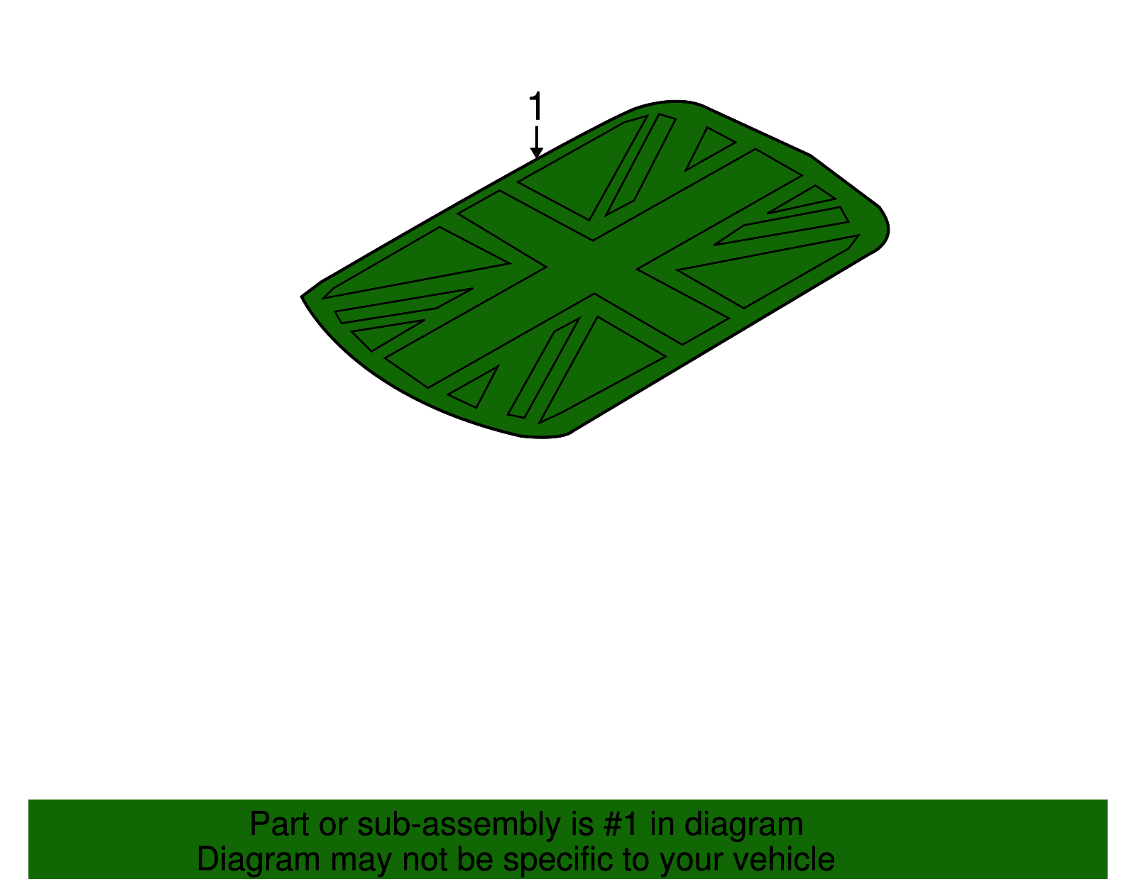 2014-2024 Mini Roof Decal 51-14-2-354-937 | Shop OEM MINI Parts