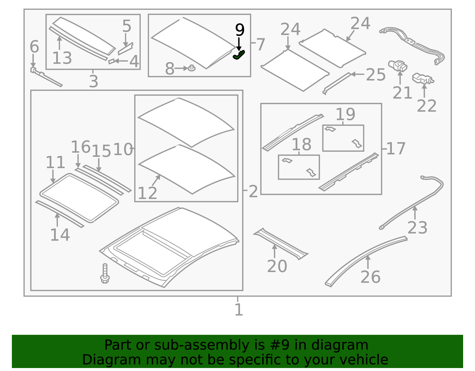 81628-3S000 - High-Quality Sunroof Lifter for 2011-2015 Hyundai Sonata ...